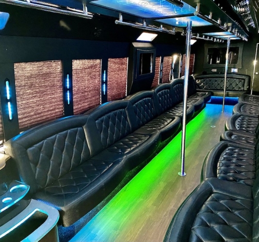 35, 40 & 50 Passenger Party Bus Rentals | Party Bus Group