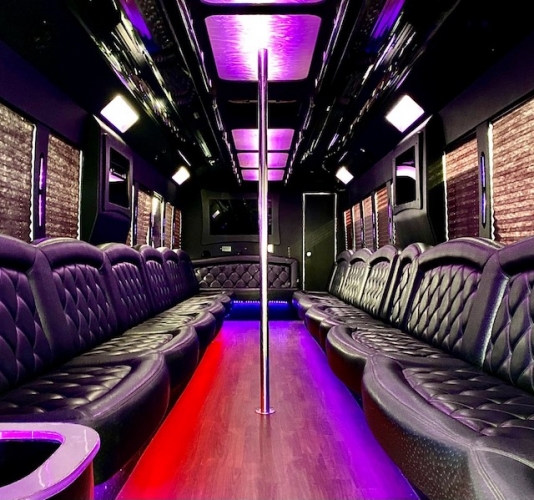 35, 40 & 50 Passenger Party Bus Rentals | Party Bus Group