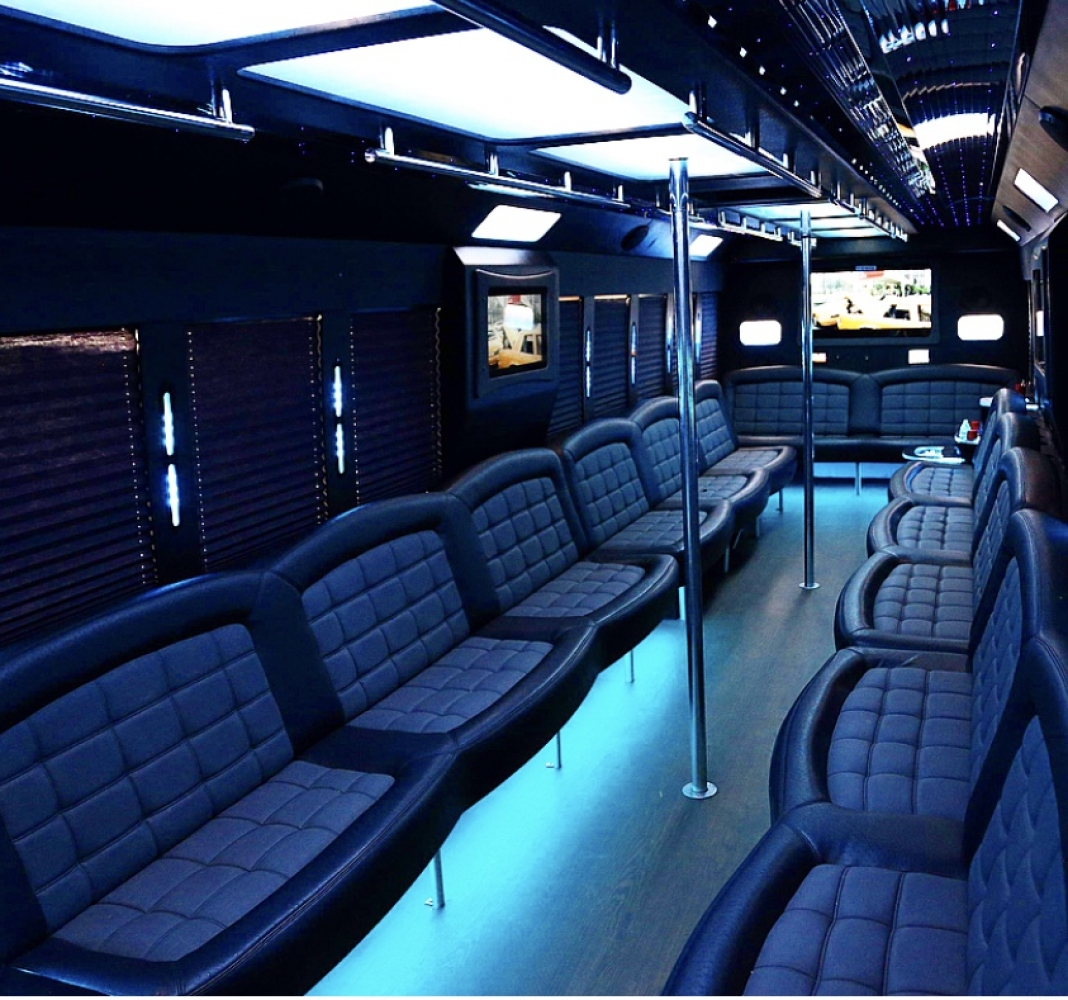 35, 40 & 50 Passenger Party Bus Rentals | Party Bus Group
